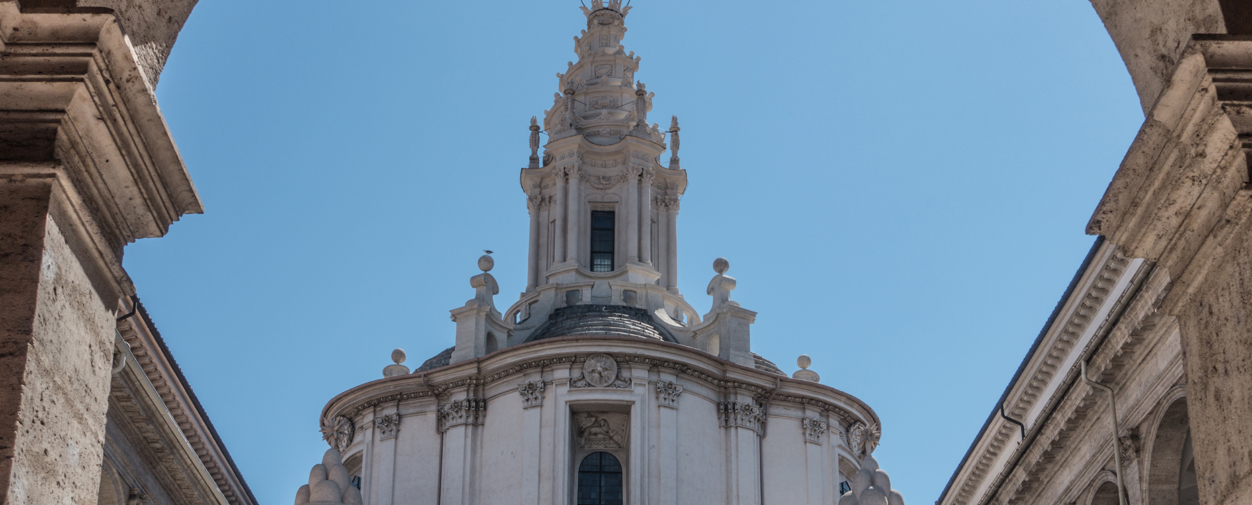 Saint Ivo Rome Church Santivo Alla Sapienza Rome Stock Photo